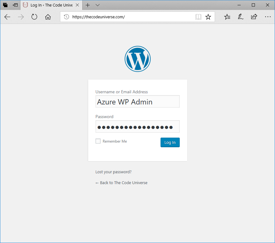 Determine WordPress Version Installed in Azure Portal – The Code Universe Determine WordPress Version Installed in Azure Portal – The Code Universe